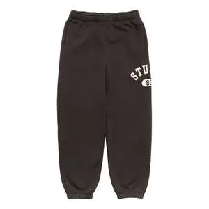 StÜssy Varsity Fleece Pants - Washed Black