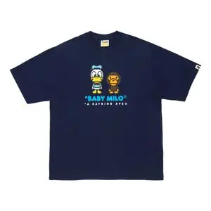 A BATHING APE X Disney Donald Duck Baby Milo Relaxed Fit T-shirt - Navy