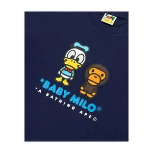 A BATHING APE X Disney Donald Duck Baby Milo Relaxed Fit T-shirt - Navy