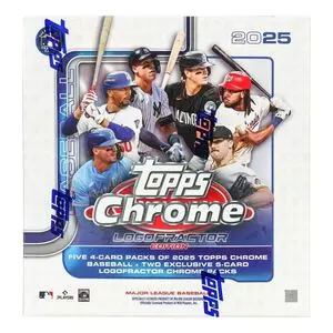 TOPPS 2025 Chrome Logofractor Edition Baseball Box - Multi-color