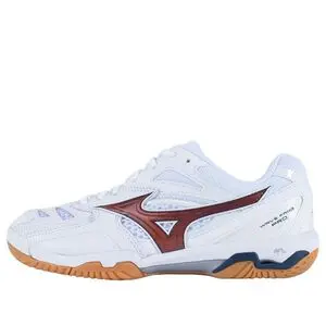 Mizuno Wave Fang Pro Sneakers - White/maroon