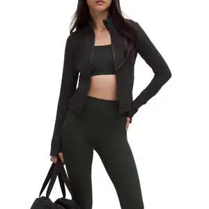 Lululemon Define Cropped Jacket Nulu - Black