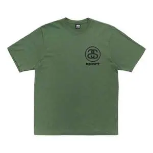 StÜssy Link Sports Pigment Dyed T-shirt - Pine