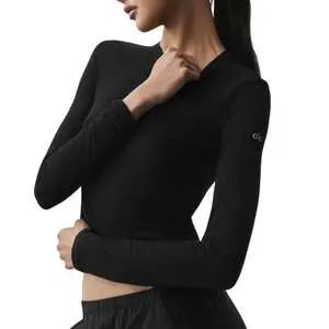 Alo Yoga Ribbed Sea Coast Long Sleeve T-shirt