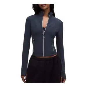 Lululemon Define Cropped Jacket - Navy Silver