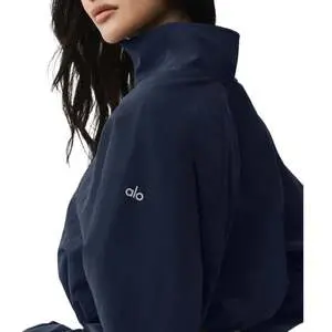 Alo Yoga Cropped 1/4 Zip Pullover