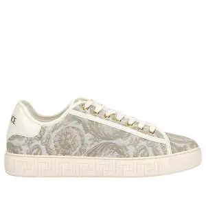 Versace Greca Jacquard Canvas Sneakers