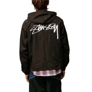 StÜssy Waxed Cotton Beach Shell Jacket