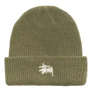 StÜssy Basic Cuff Beanie - Dark Olive