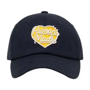 HUMAN MADE 6-panel Canvas Cap - Navy