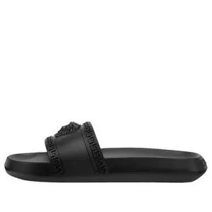 Versace Palazzo Rubber Sliders - Black