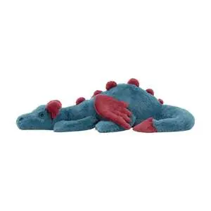 JELLYCAT Dexter Dragon Large Plush - Blue