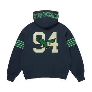 Supreme Fw26 Rhinestone Eagle Hooded Sweatshirt