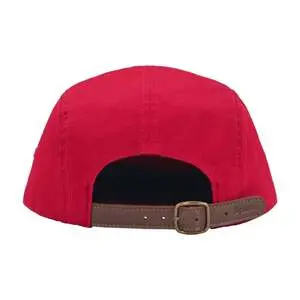 Supreme Washed Chino Twill Camp Cap - Red