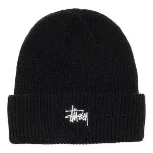 StÜssy Stüssy Basic Cuff Beanie Black