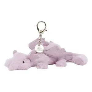 JELLYCAT Lavender Dragon Bag Charm - Blue