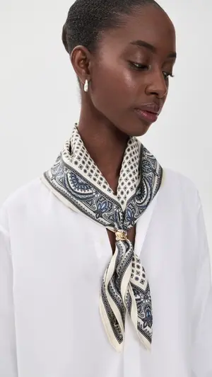 Veronica Beard Sava Scarf - Ecru Multi