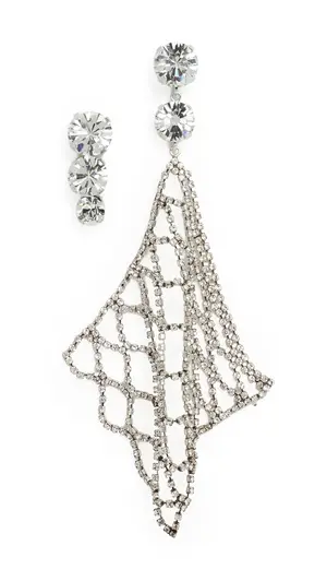 Isabel Marant Étoile Crystal Brass Drop Earrings