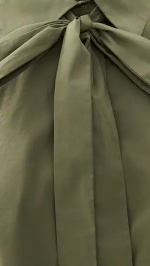 English Factory Bow Shirt Dress