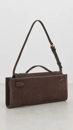 Veronica Beard Suede Dash Clutch Bag