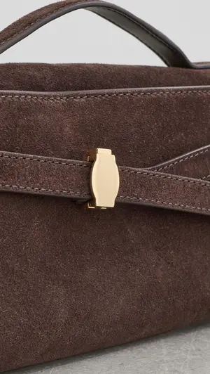 Veronica Beard Suede Dash Clutch Bag