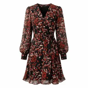 EXQUISE Prim Mini Dress Multi Color