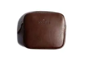 HARBER LONDON Dopp Kit Deep - Brown