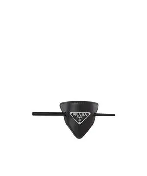 Prada Leather Hair Clip