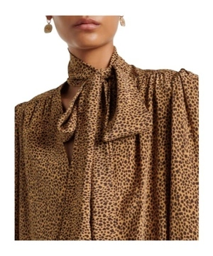 Valentino Garavani Leopard-print Silk Shirt