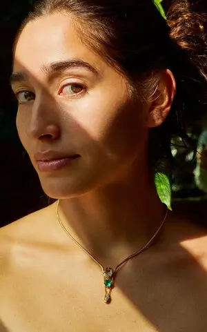 Moritz Glik 18k Yellow Gold Ita Y Necklace
