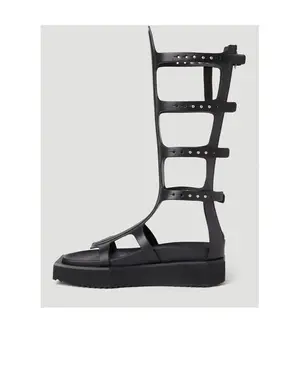 Rick Owens Cyclops Spartan Leather Sandals