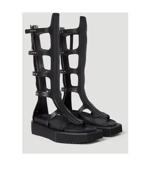 Rick Owens Cyclops Spartan Leather Sandals