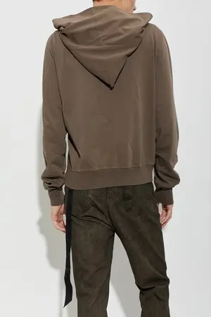 Rick Owens Sweatshirt With Asymmetric Zipper