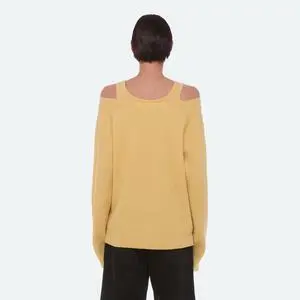 Helmut Lang Double-layer V-neck Sweater - Cornsilk