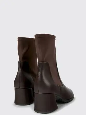 Camper Kora Smooth Leather Chelsea Boots With Medium Heel