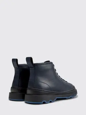 Camper Brutus+ Nubuck Lace-up Boots With Side Zip
