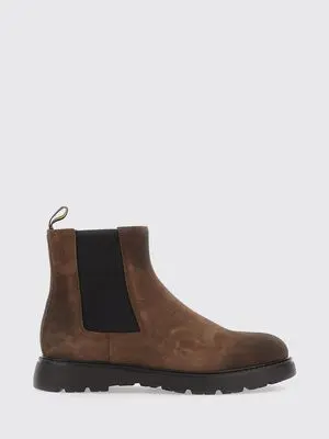DOUCAL'S Suede Chelsea Ankle Boots With Lug Sole