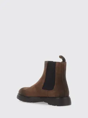 DOUCAL'S Suede Chelsea Ankle Boots With Lug Sole