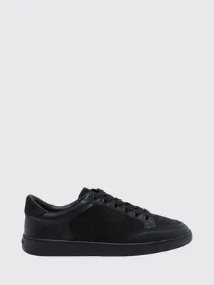 FERRAGAMO Gancini Low-top Sneakers In Calfskin And Nubuck Leather