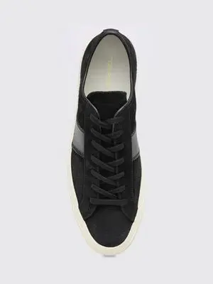 TOM FORD Low-top Suede Calfskin Sneakers - Black