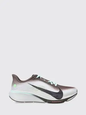 Nike Low-top Technical Mesh Trainers In With Cushioned Sole And Swoosh - Grey