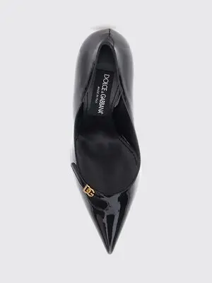 Dolce & Gabbana Pointed Toe High Heel Pumps With Dg Logo Detail