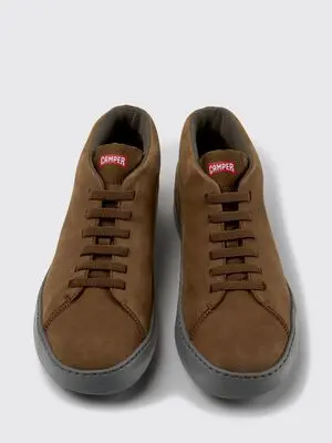 Camper Peu Touring Nubuck Slip-on Trainers With Elastic Laces