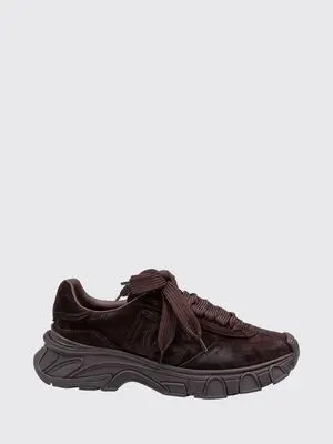 Dolce & Gabbana Dg Country Road Leather And Suede Sneakers With Monogram