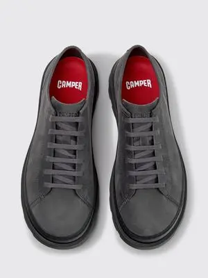 Camper Brutus+ Nubuck Derby Shoes With Lightweight Eva Sole