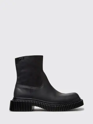 Camper Pix Berlin Leather Ankle Boots With Zip And Xl Extralight® Sole