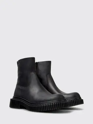 Camper Pix Berlin Leather Ankle Boots With Zip And Xl Extralight® Sole