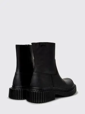 Camper Pix Berlin Leather Ankle Boots With Zip And Xl Extralight® Sole