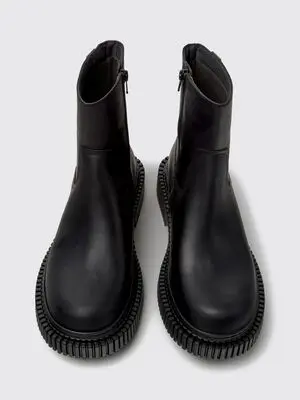Camper Pix Berlin Leather Ankle Boots With Zip And Xl Extralight® Sole