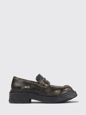 Camper Vamonos Two-tone Leather Loafers With Distressed Effect